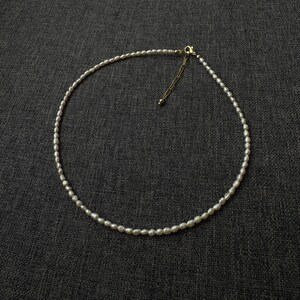 Tiny Pearl Choker, Mini Pearl Choker, Real Tiny Pear Necklace, Natural Pearl Necklace Woman, 2-3 ...