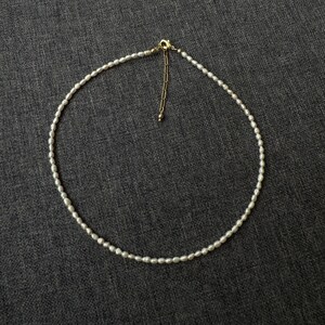 Tiny Pearl Choker, Mini Pearl Choker, Real Tiny Pear Necklace, Natural Pearl Necklace Woman, 2-3 ...