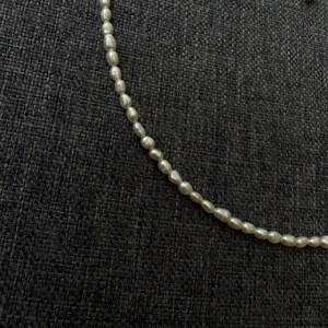 Tiny Pearl Choker, Mini Pearl Choker, Real Tiny Pear Necklace, Natural Pearl Necklace Woman, 2-3 ...