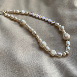 Custom Pearl Phone Charm: Beaded Phone Strap With Freshwater Pearls - Etsy