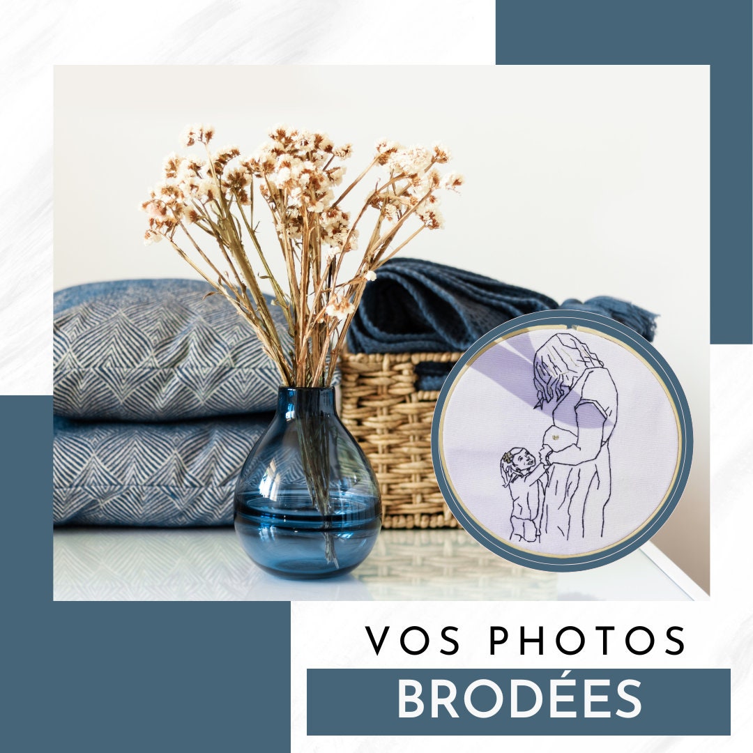 EMBROIDERED PHOTOS - Etsy