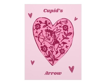 Cupid’s Arrow Pencil Valentine Printable- Kids Digital Valentine- Cupid ...