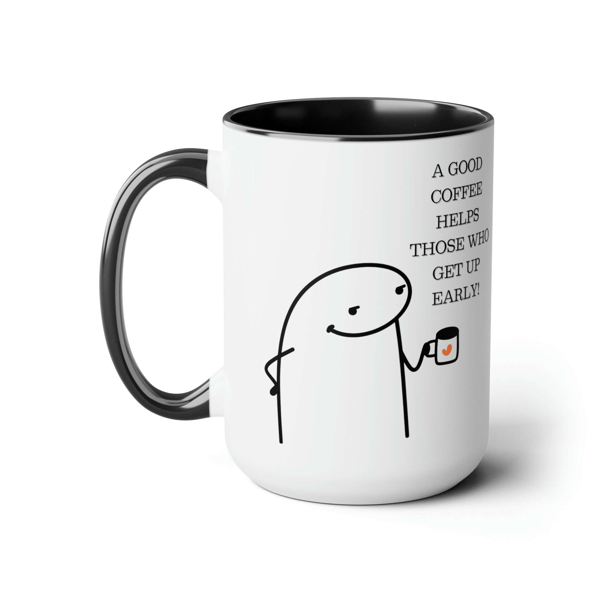 Flork Mood Two-tone Coffee Mugs 15oz Funny Gift Flork Meme - Etsy