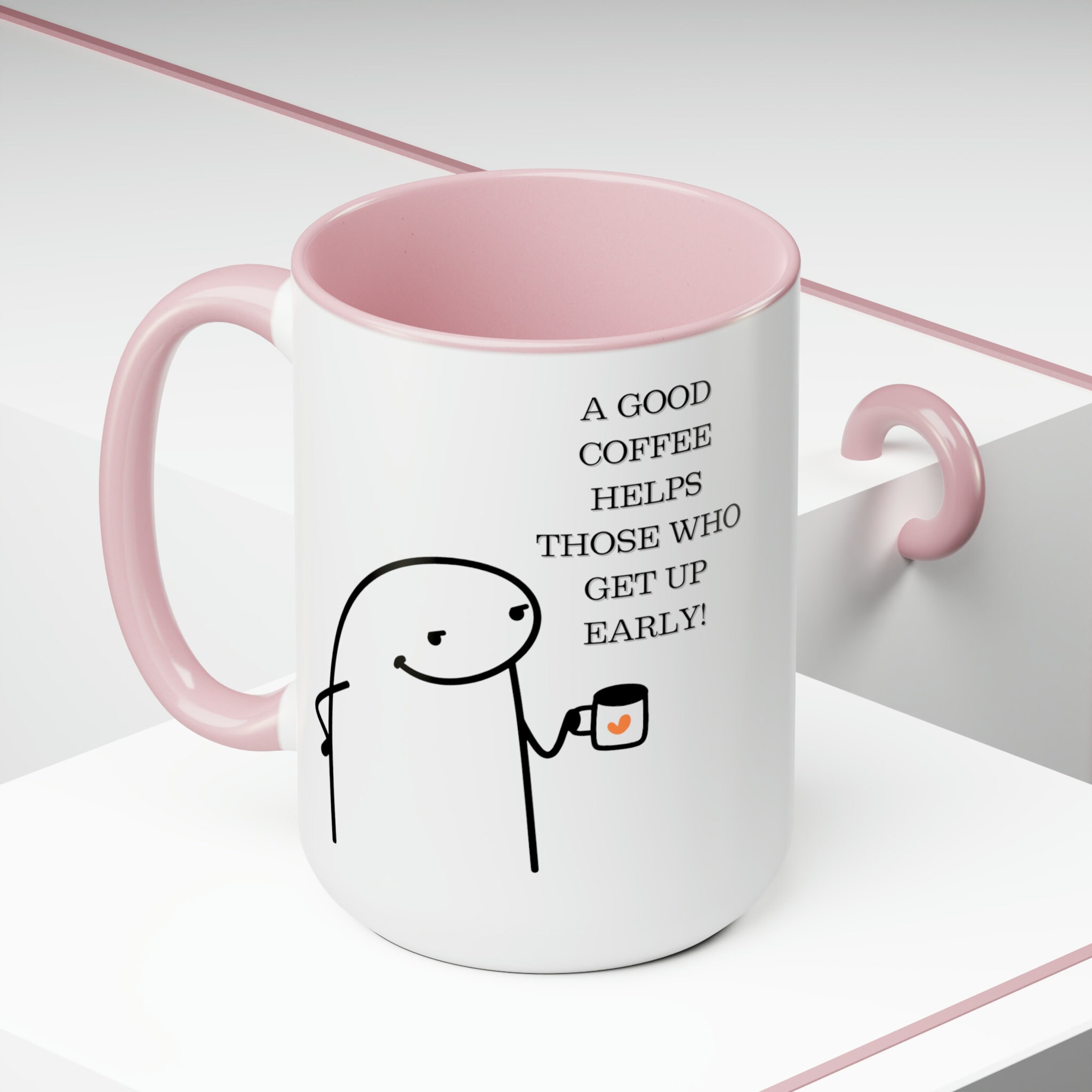 Flork Mood Two-tone Coffee Mugs 15oz Funny Gift Flork Meme - Etsy