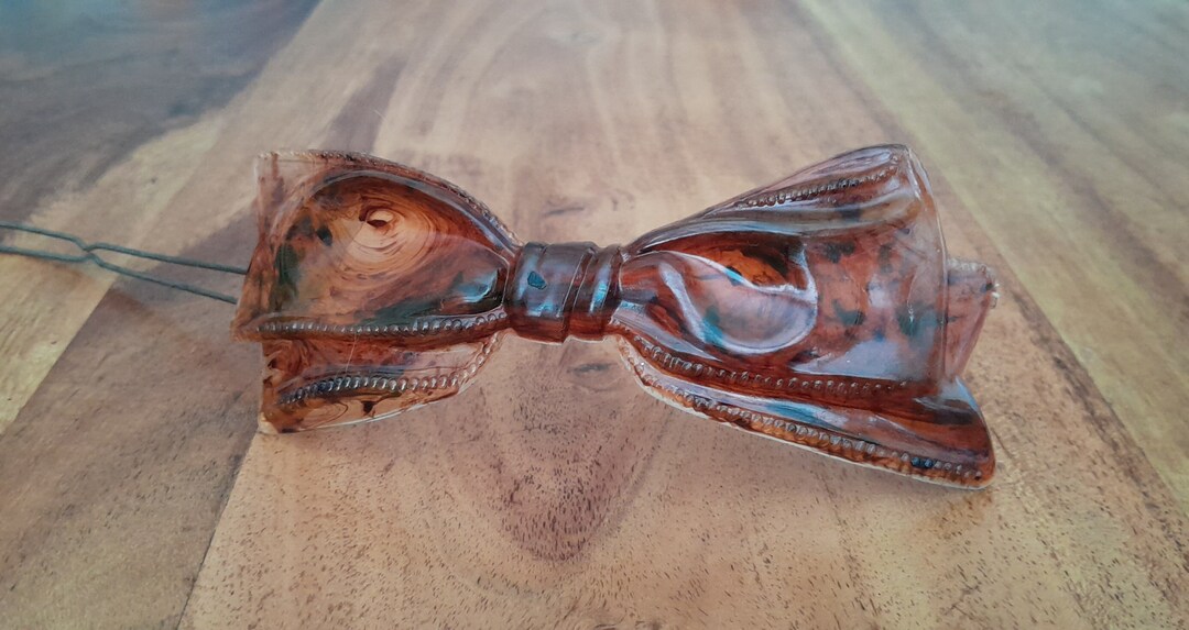 Vintage Plastic Ribbon Bow Barrette Hair Slide 1950s - Etsy