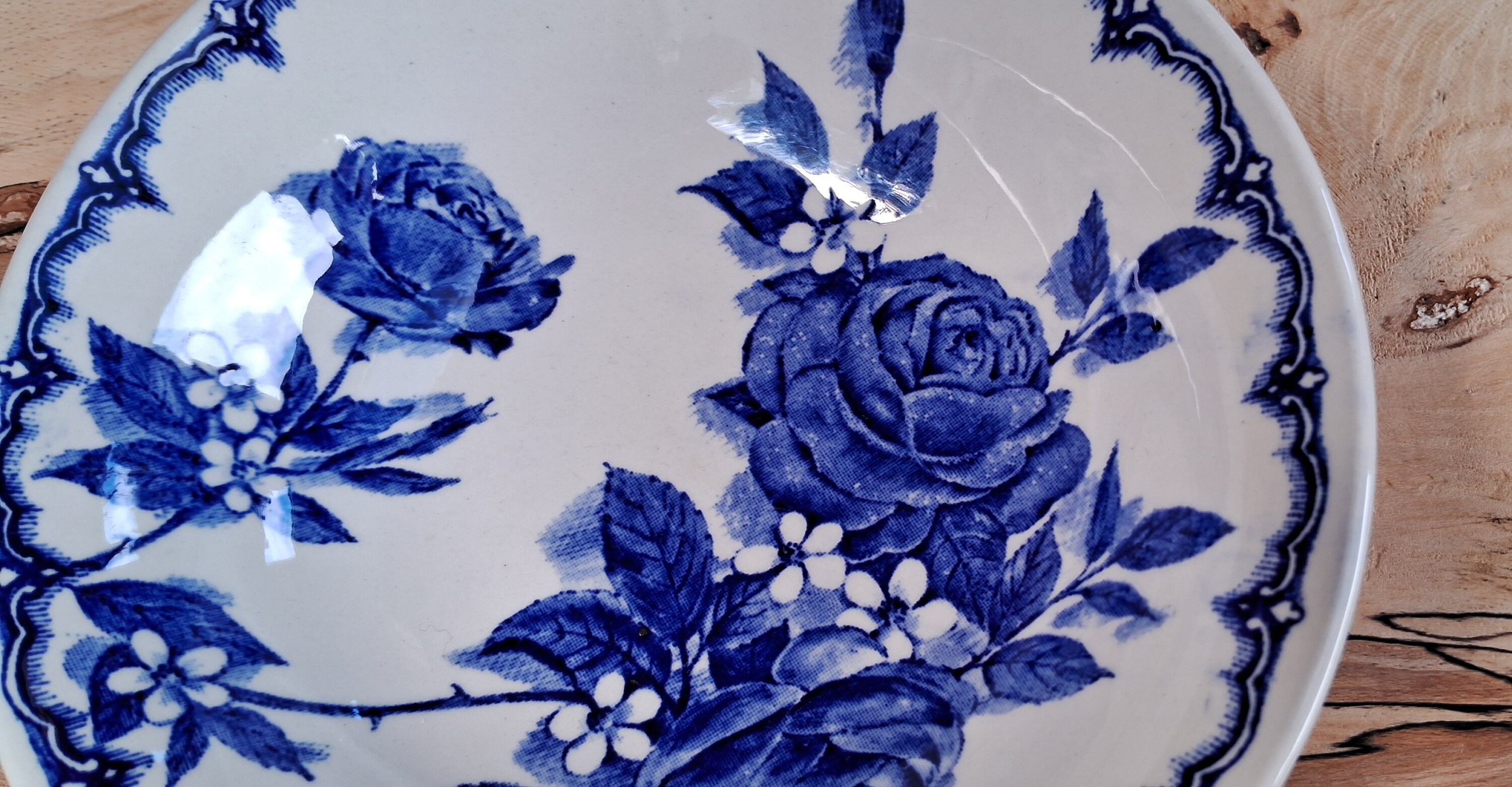 Victoria Broadhurst Ironstone Bowls, 1960s Broadhurst Blue and White ...