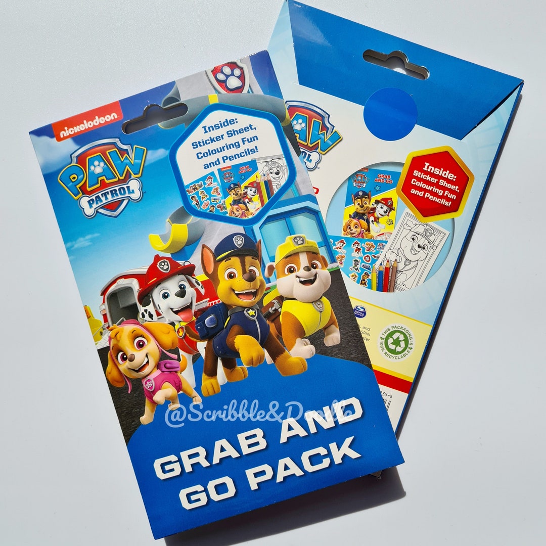 Paw Patrol Grab and Go Pack Paw Patrol Activity Set Paw Patrol ...