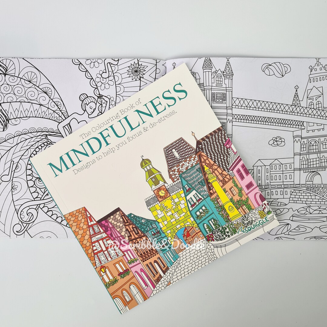 Mindfulness Colouring Book Relax and Colour Focus and De Stress ...