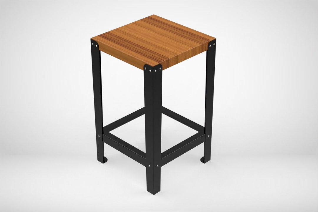 Metal Bar Stool DXF File for CNC Laser or Plasma Cutting, Stool Dxf ...