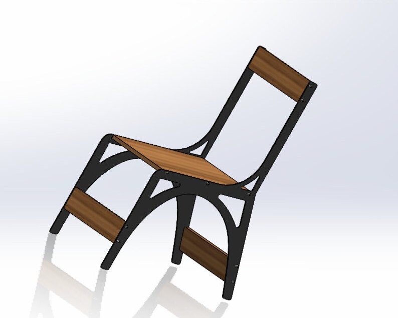 Metal Bar Stool DXF File for CNC Laser or Plasma Cutting, Stool Dxf ...