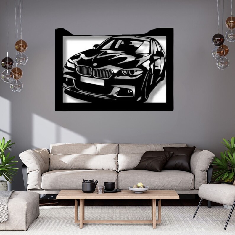 Bmw Dxf,bmw Metal Art Files, Plasma Cut File, Wall Art Dxf, Laser Cut ...