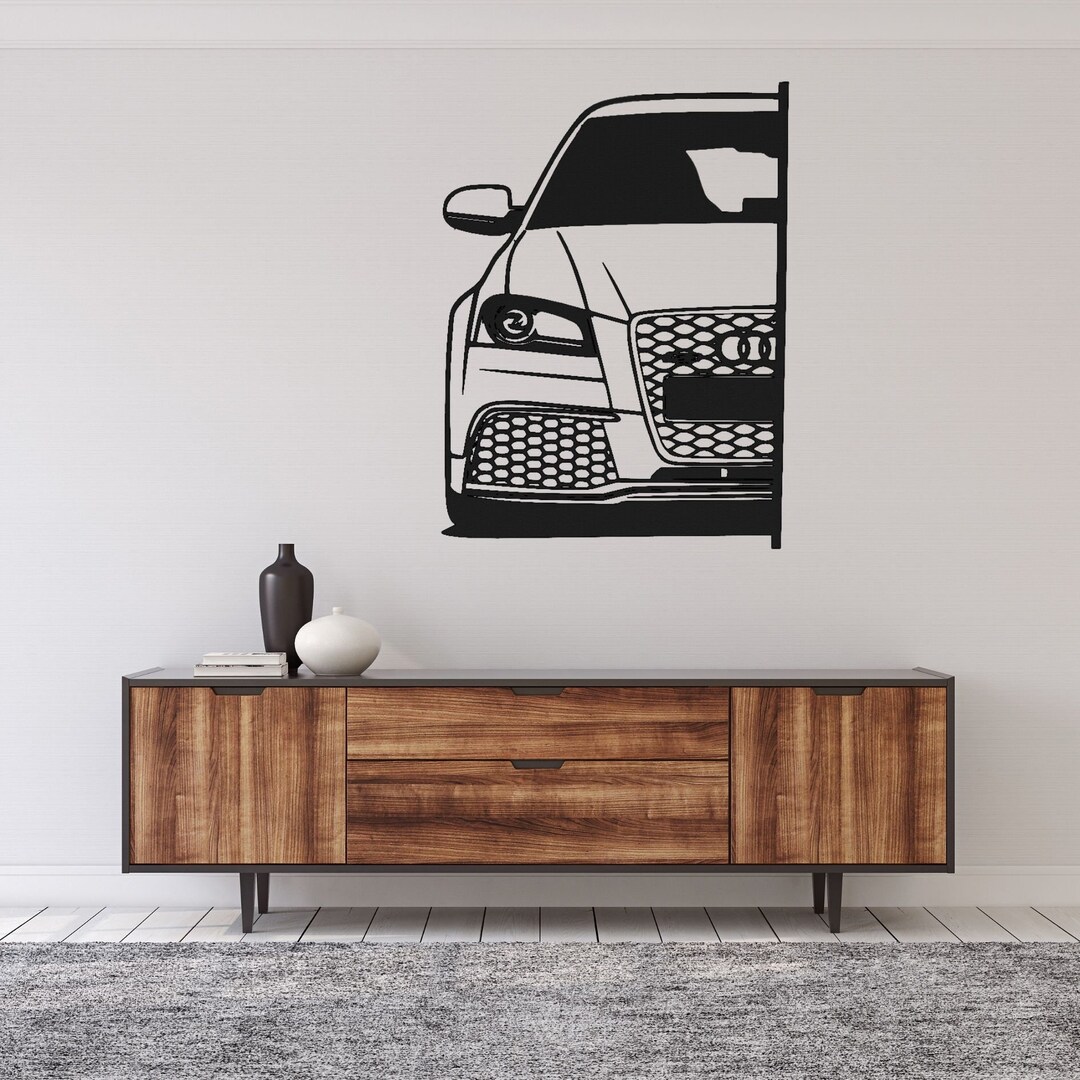 Audi Dxf,audi Metal Art Files, Plasma Cut File, Wall Art Dxf, Laser Cut ...