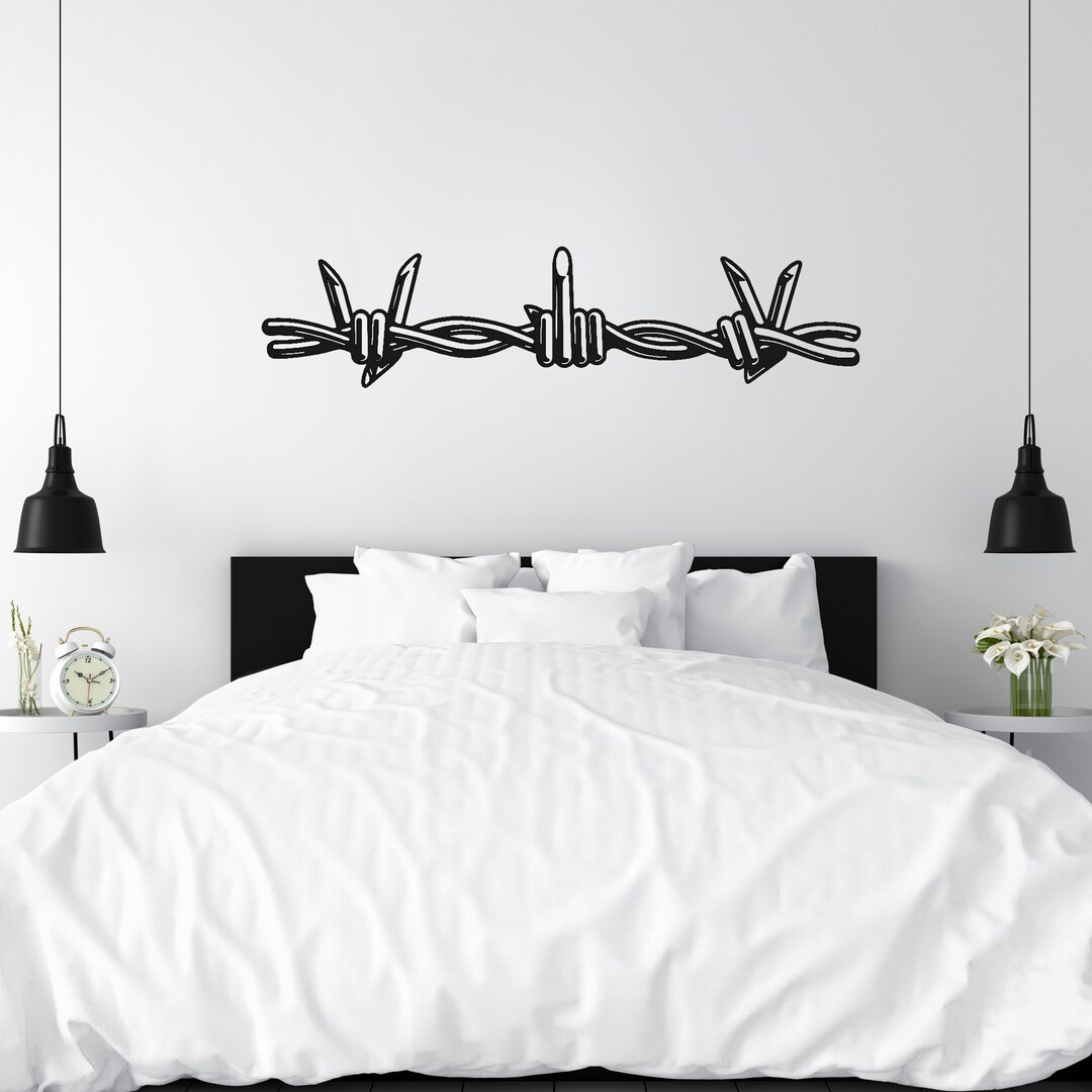 Barbed Wire Dxf,barbed Wire Germetal Art Files, Plasma Cut File, Wall ...