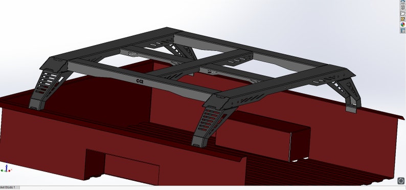 Truck Bed Bars, Chase Racks Truck Roll Bar,dxf, Universal Roll Bar ...