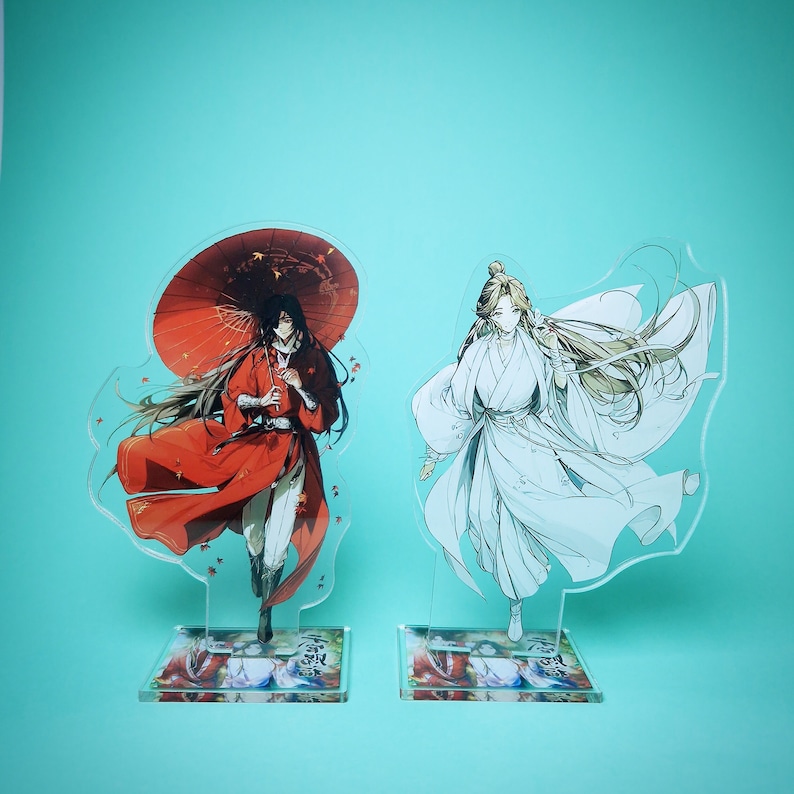 Hua Cheng and Xie Lian Acrylic Stands, Heaven Official's Blessing Style ...