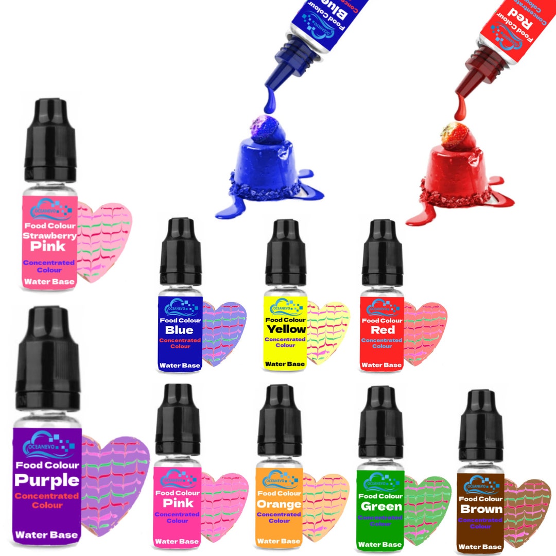Concentrated Liquid Food Colouring for Colourful Baking edible Food ...