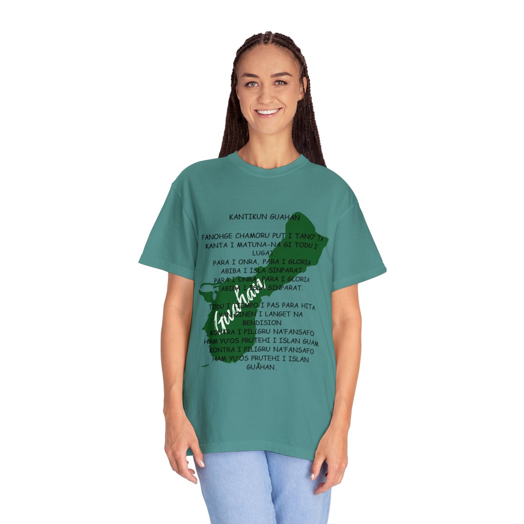 Guam guahan Anthem Garment-dyed T-shirt - Etsy