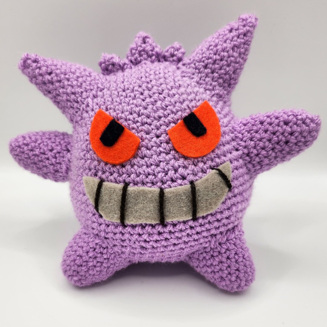 Amigurumi/ Crochet Gengar From Pokemon - Etsy