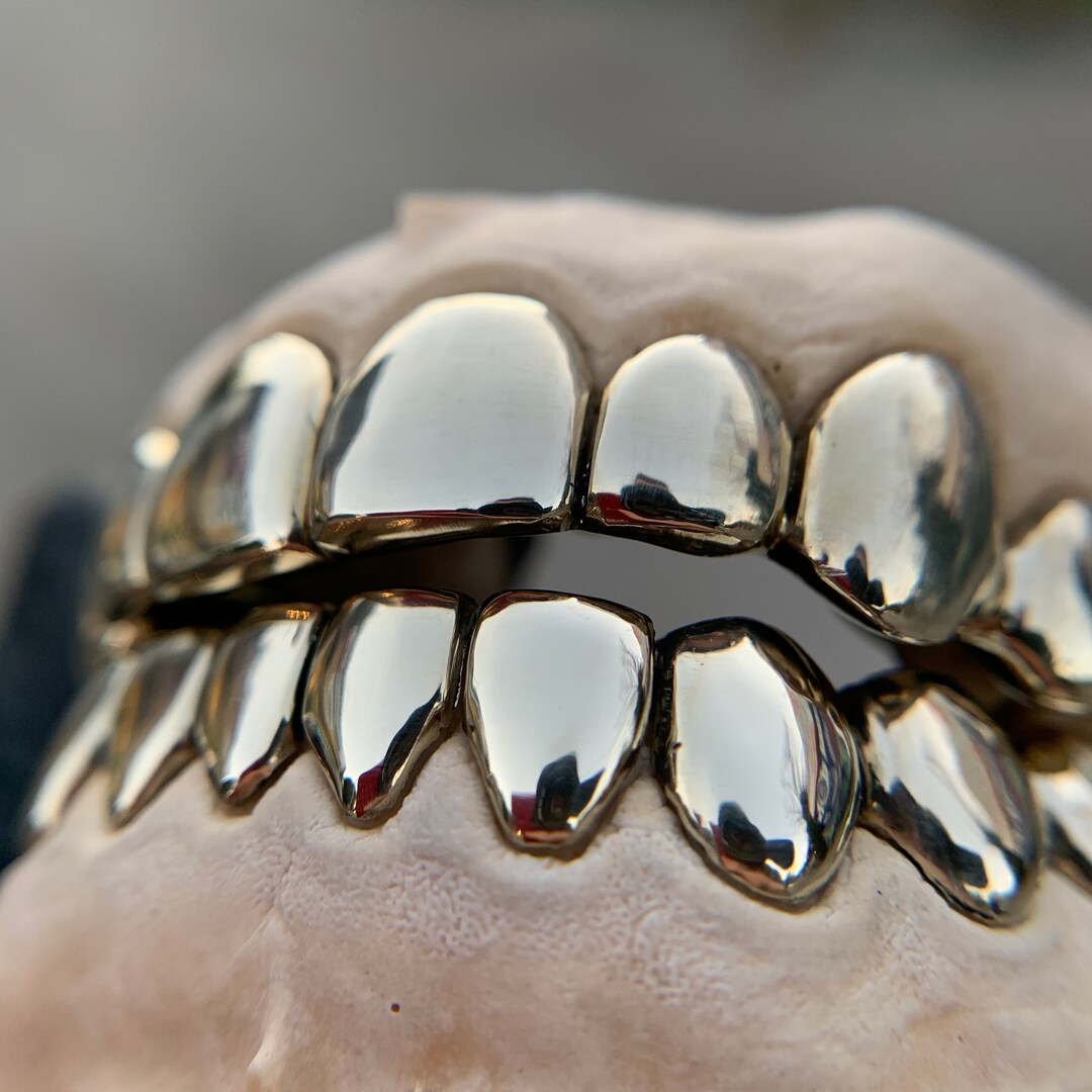 8x8 GRILLZ 16 TOOTH FULLSET Luxury Best Price Men/women 16 Custom Teeth ...