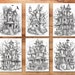 30 Haunted House Coloring Pages, Halloween Printables, Spooky Season ...