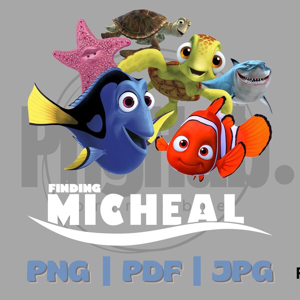 Finding Nemo Clipart - Etsy