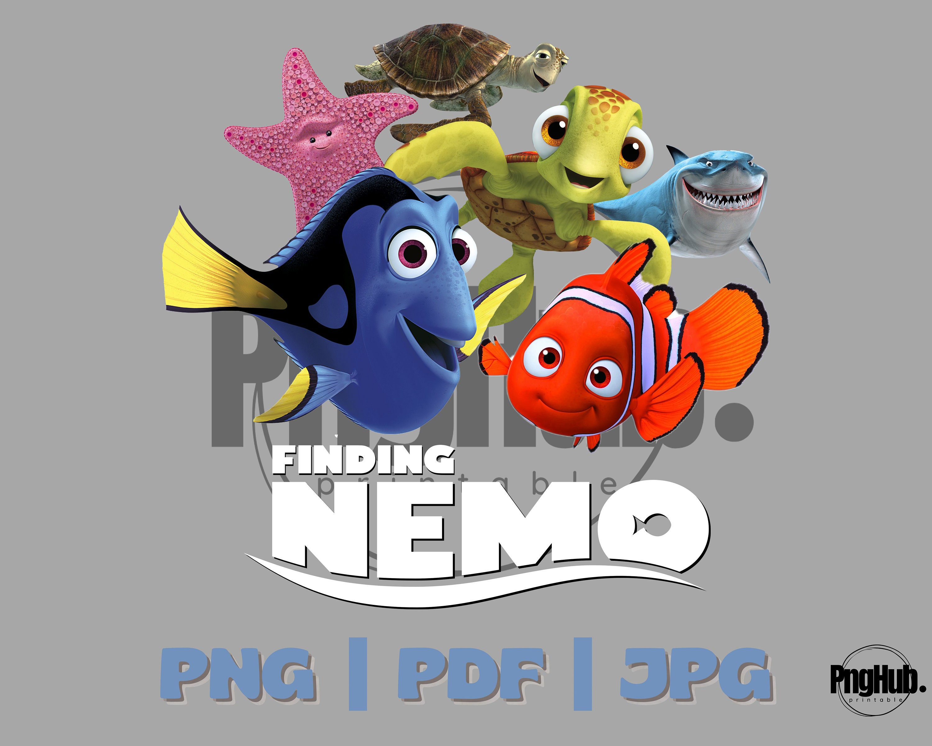 Finding Nemo Characters Png