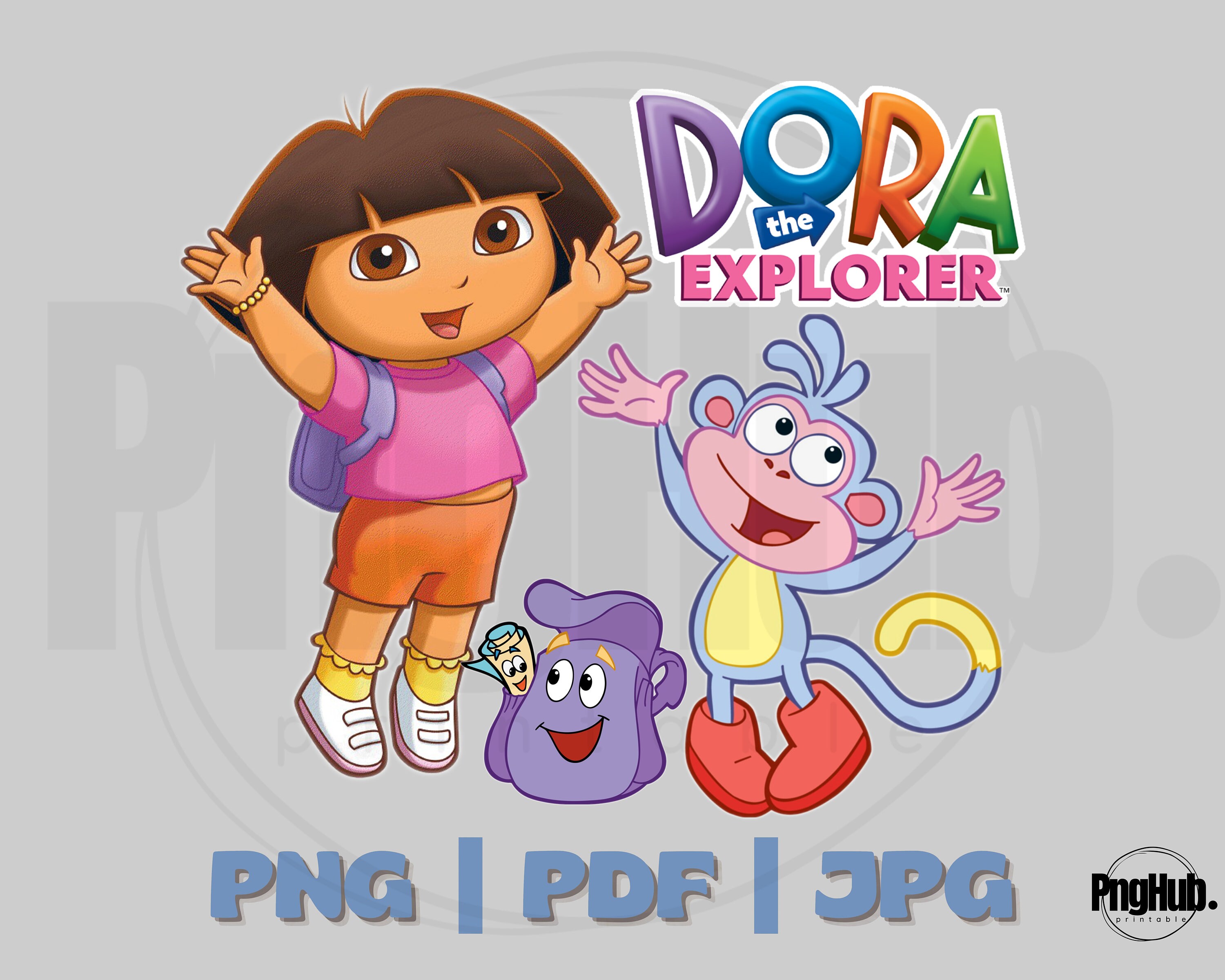 Dora The Explorer Characters Png