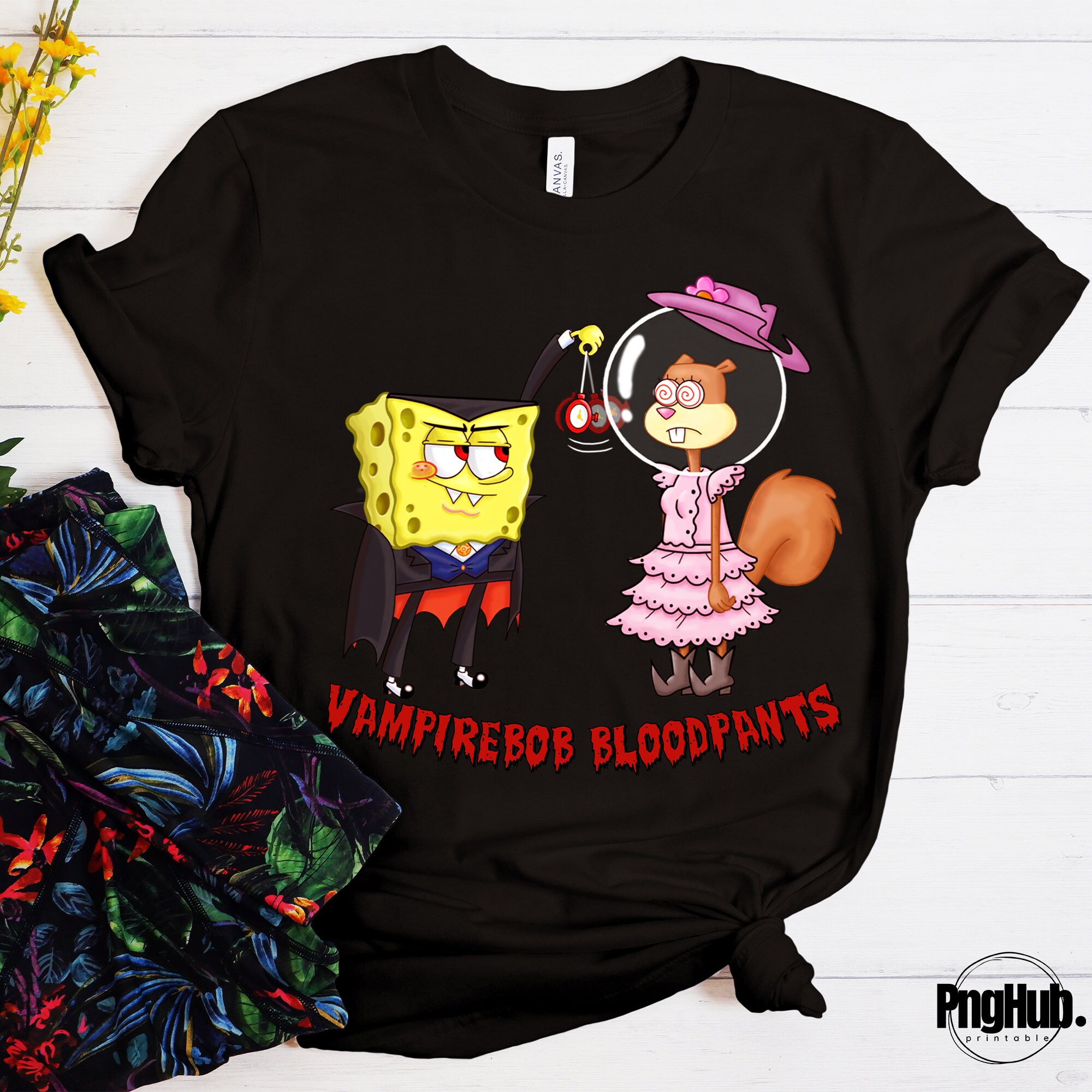 Vampire Spongebob Png Spongebob Png Dracula Spongebob Clip - Etsy