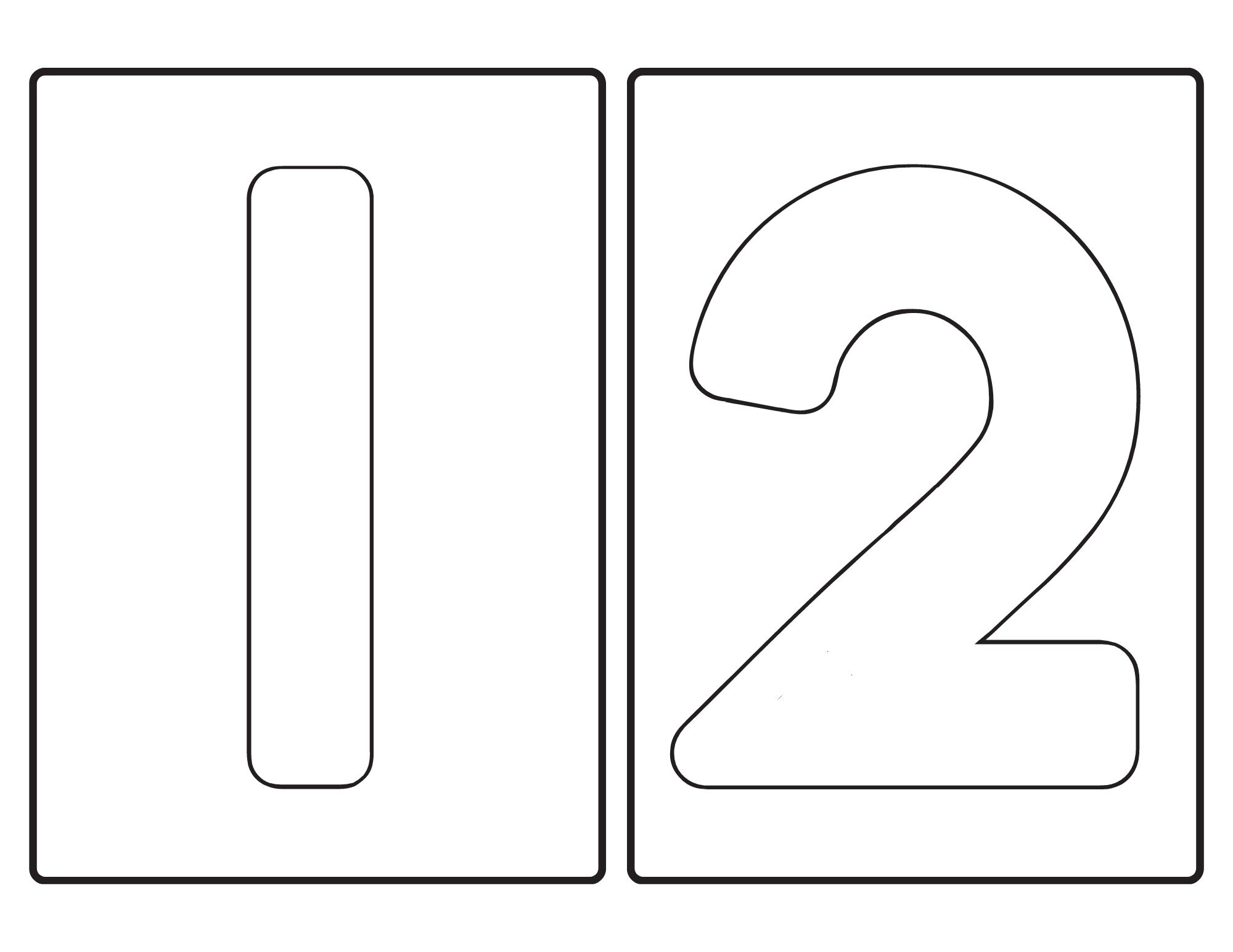 Flash Card, Color Me Numbers - Etsy