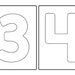 Flash Card, Color Me Numbers - Etsy