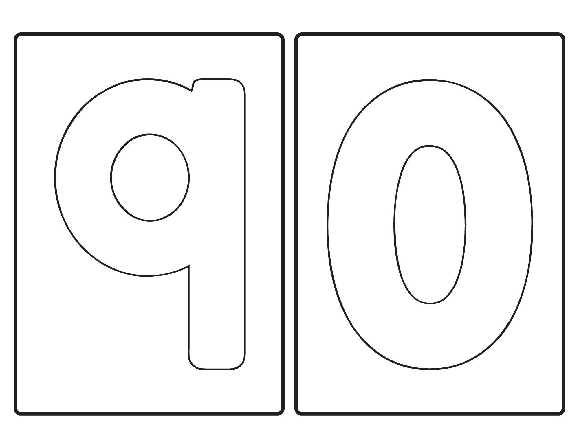 Flash Card, Color Me Numbers - Etsy