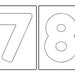 Flash Card, Color Me Numbers - Etsy