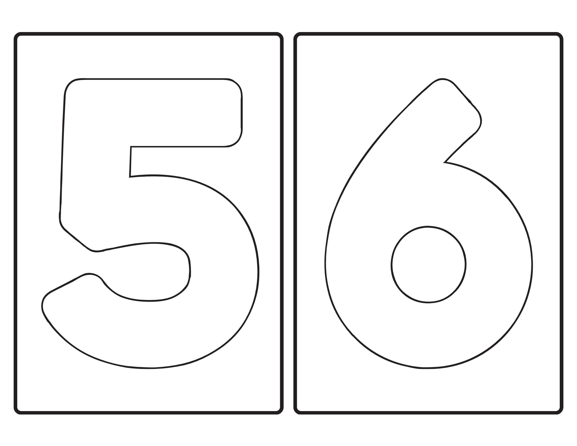 Flash Card, Color Me Numbers - Etsy