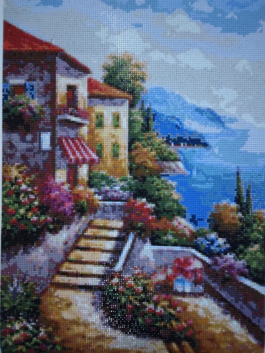 Painting , Diamond Dotz, Wall Ornament, Completed Diamond Painting ...