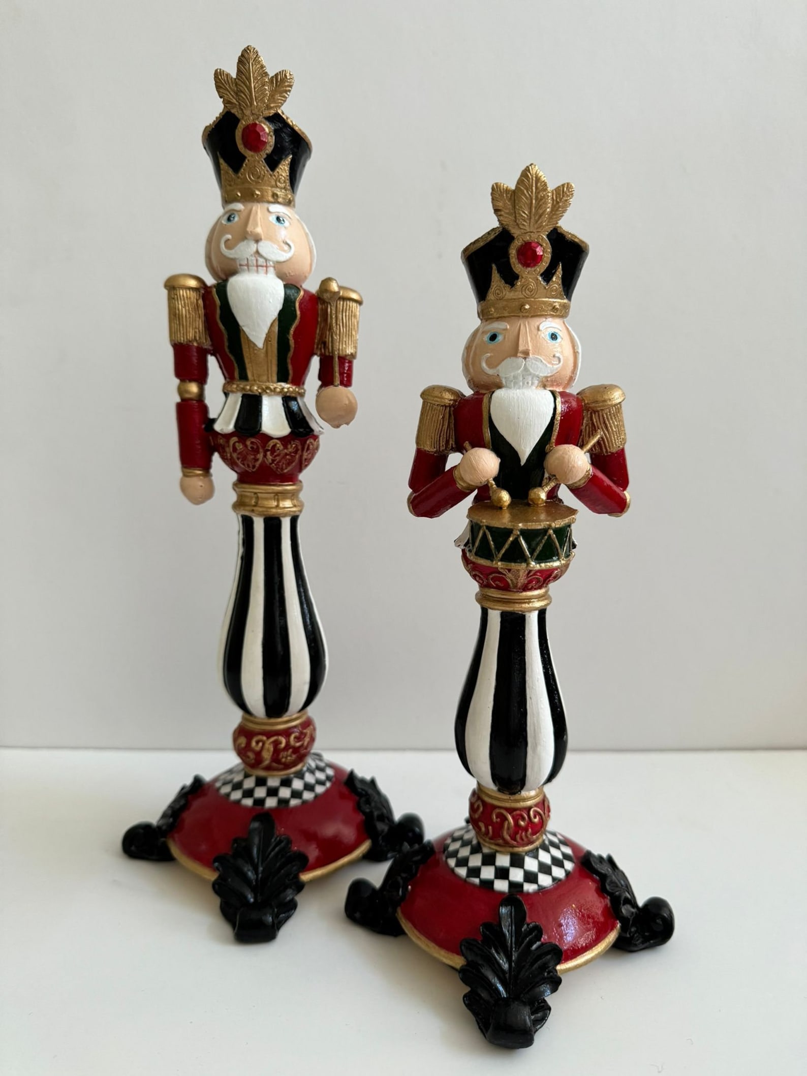 Candlestick Nutcracker Handmade Nutcracker Figure Home Decoration ...