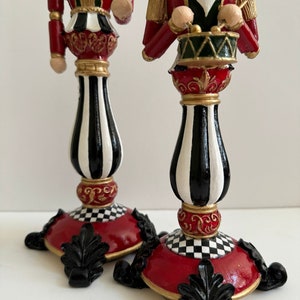 Candlestick Nutcracker Handmade Nutcracker Figure Home Decoration ...