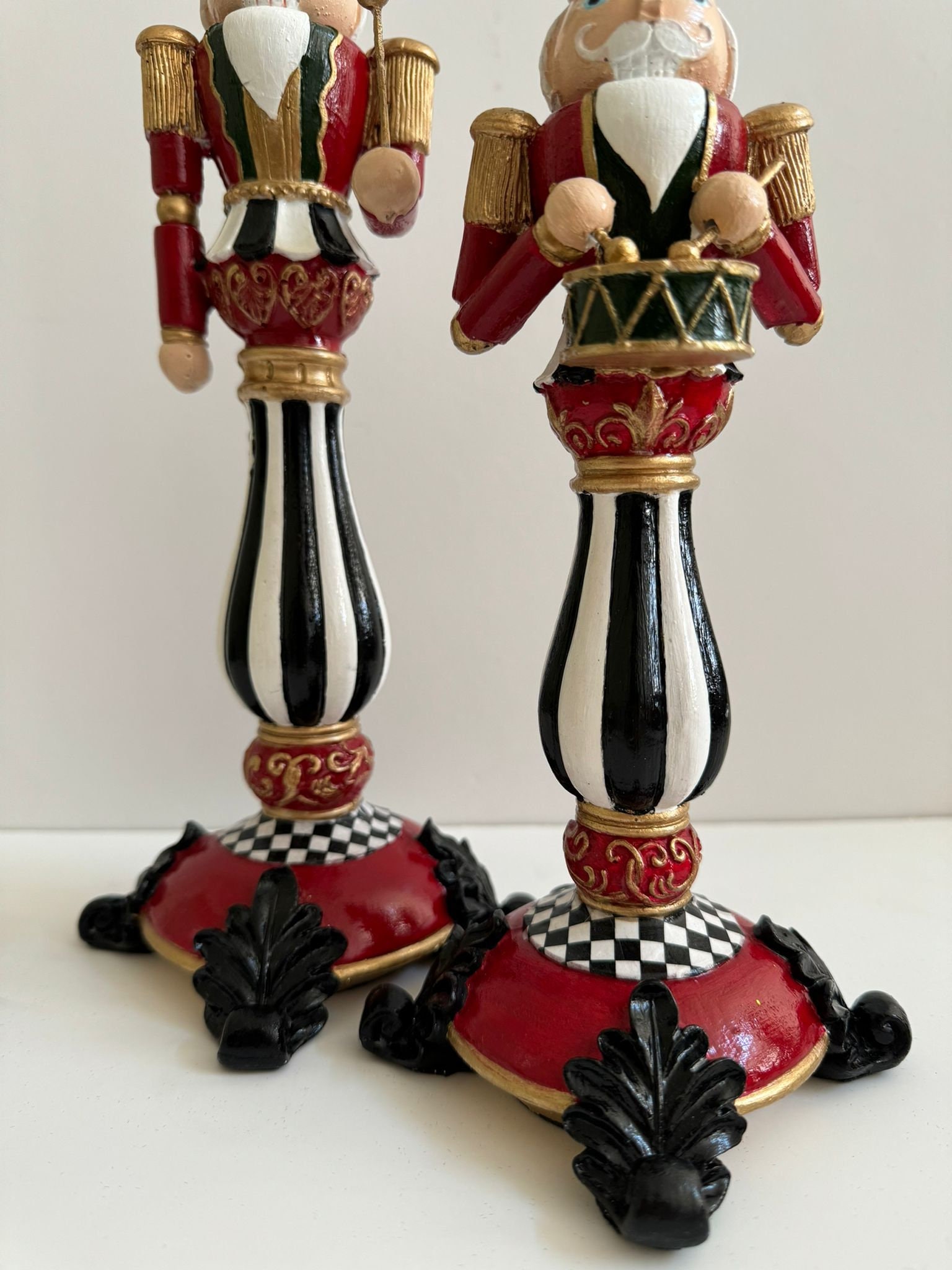 Candlestick Nutcracker Handmade Nutcracker Figure Home Decoration ...