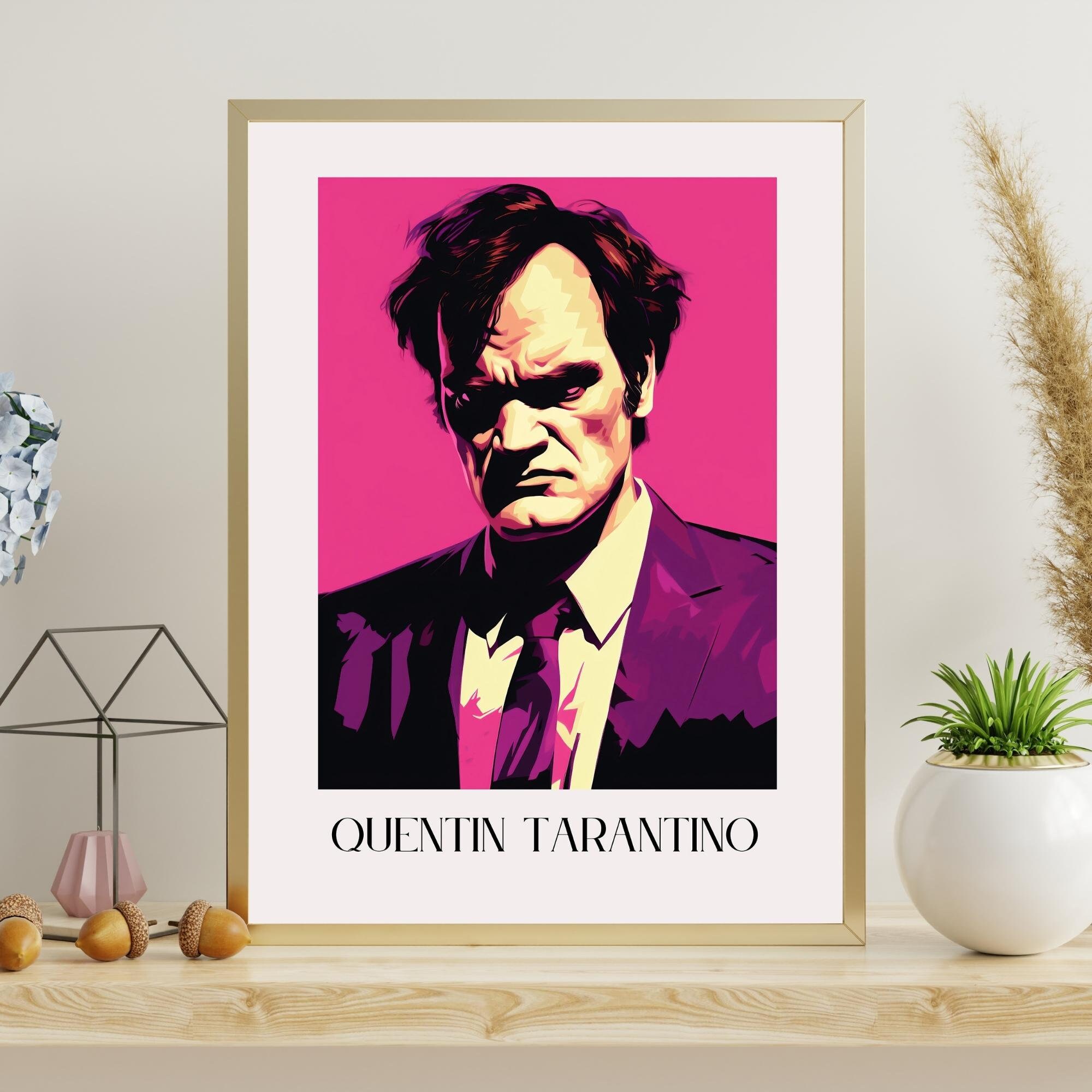 Set of 4 Pulp Fiction Poster | Movie Characters Print Set | Pop Art ...