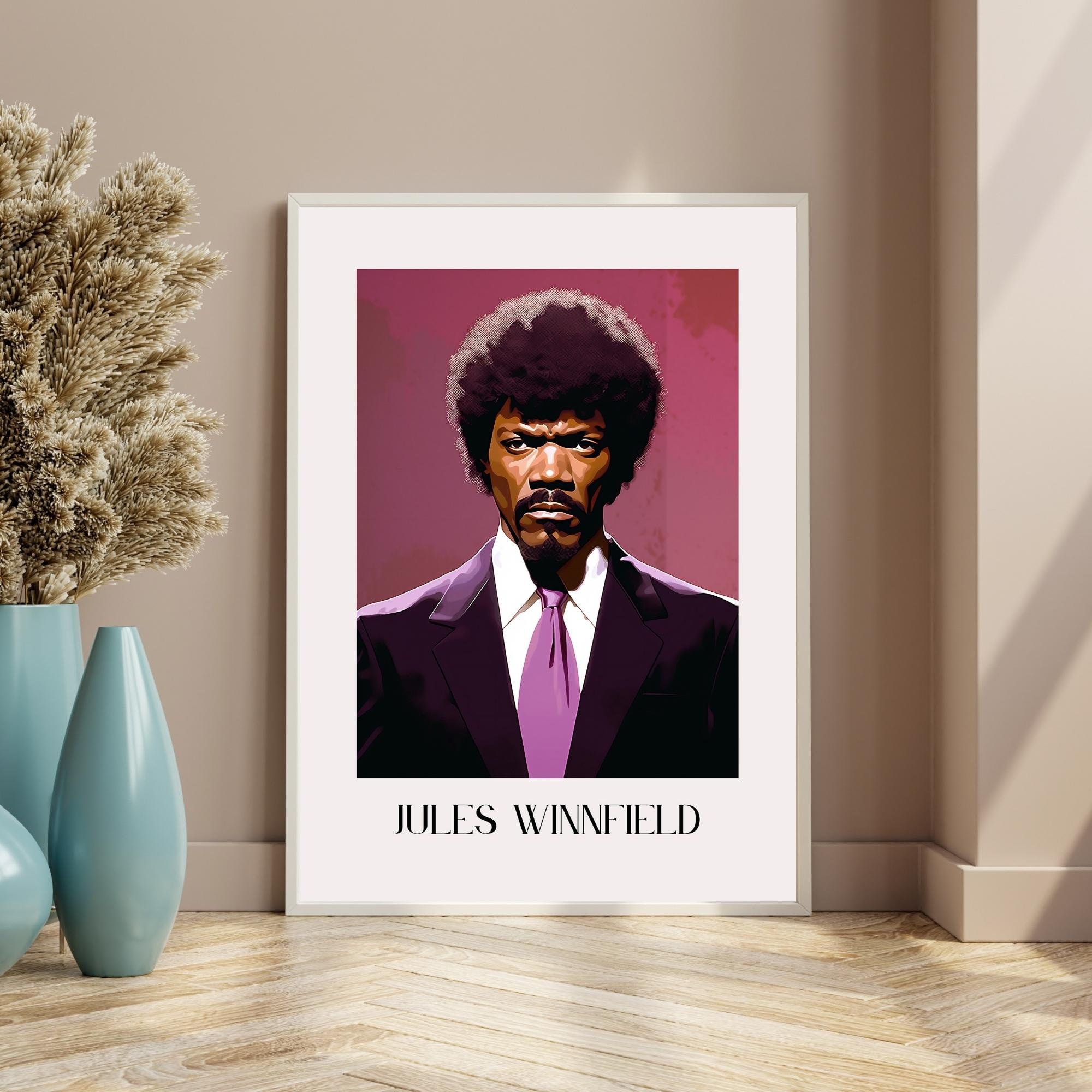 Set of 4 Pulp Fiction Poster | Movie Characters Print Set | Pop Art ...