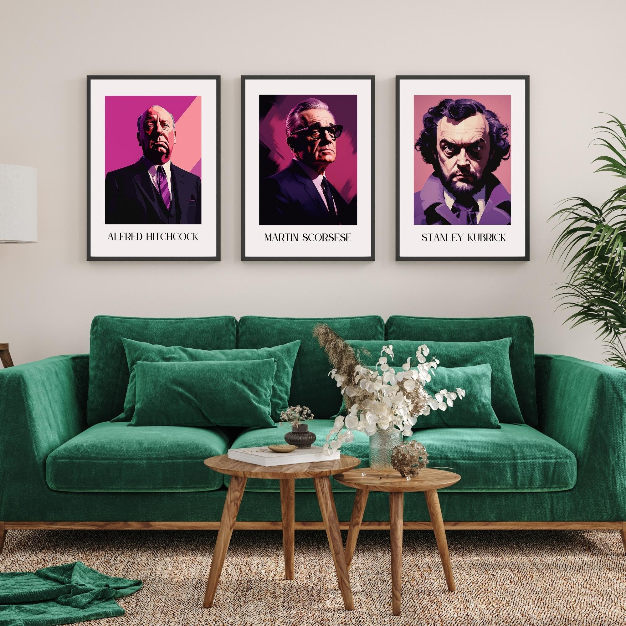 Set of 6 Famous Movie Director Posters Pop Art Print Set Printable Wall ...