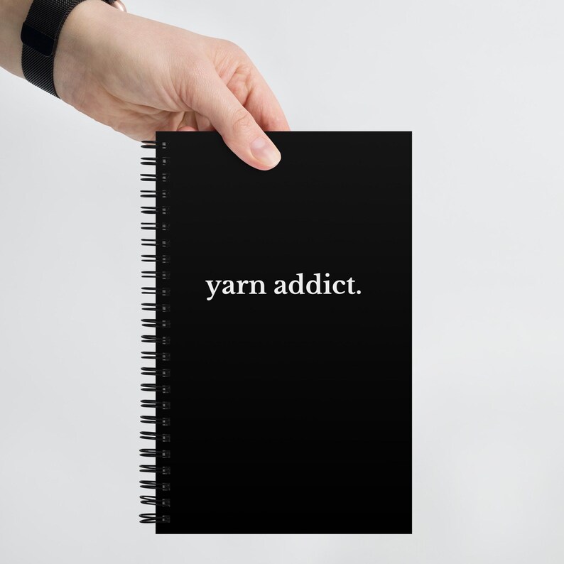 Yarn Addict Spiral Notebook. Plan/track Your Craft Projects. Knitting ...