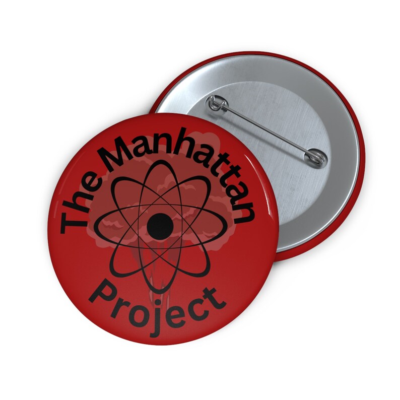 Manhattan Project Button - Etsy