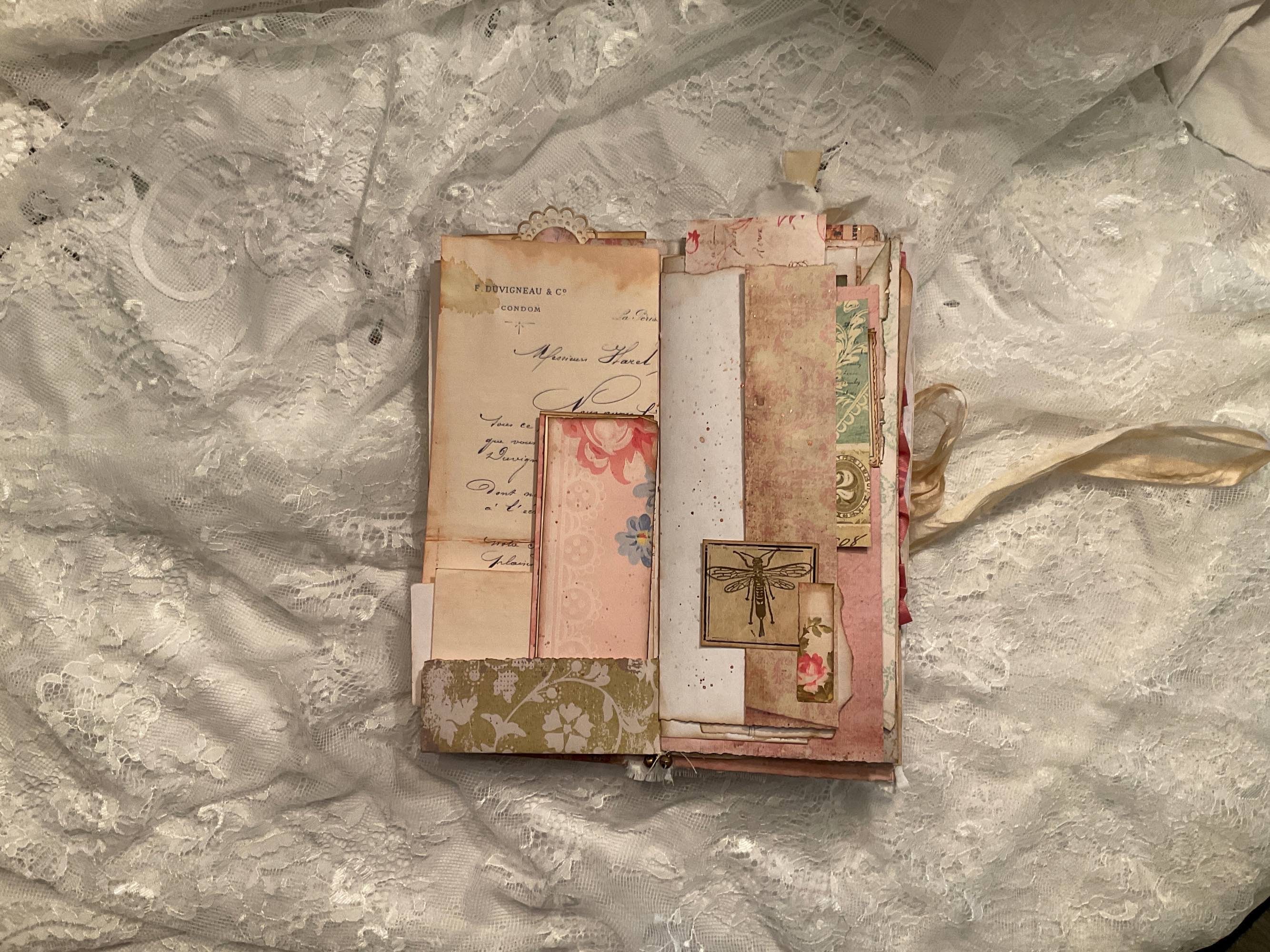 Journal, Flipflop Journal, One of a Kind, Handmade, With Pockets, Tucks ...