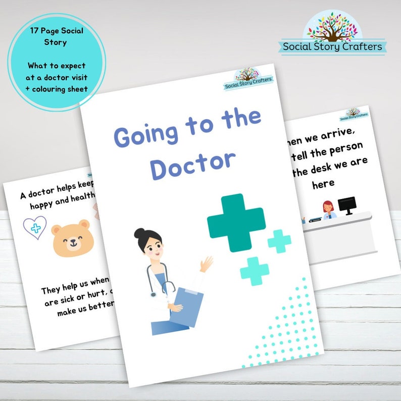 Going to the Doctor Social Story Autism Social Story Printable Story ...