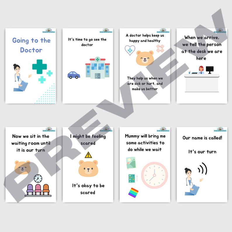 Going to the Doctor Social Story Autism Social Story - Etsy