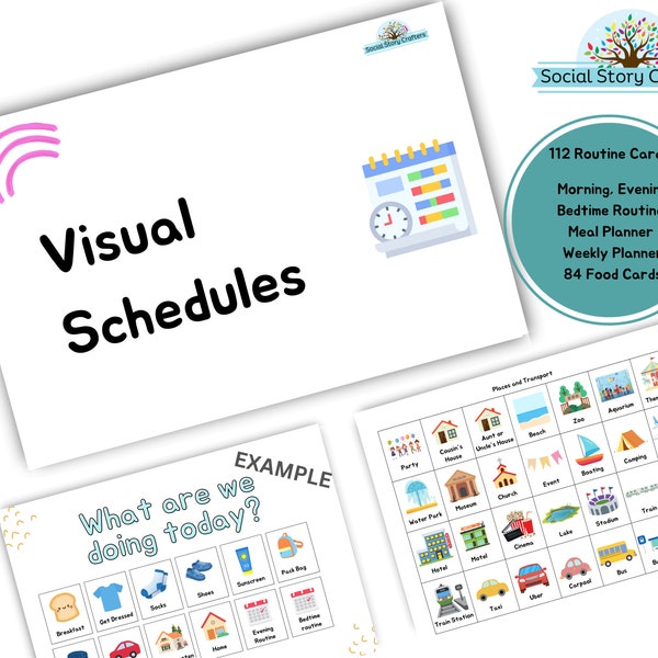 Printable Autism Schedule - Etsy