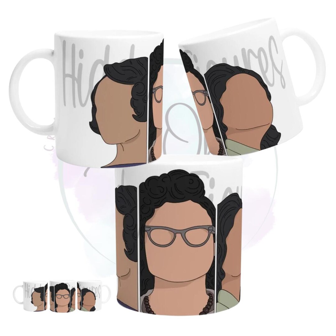 Hidden Figures Faceless Portrait Mug, Film Print Mug, Black Role Models ...