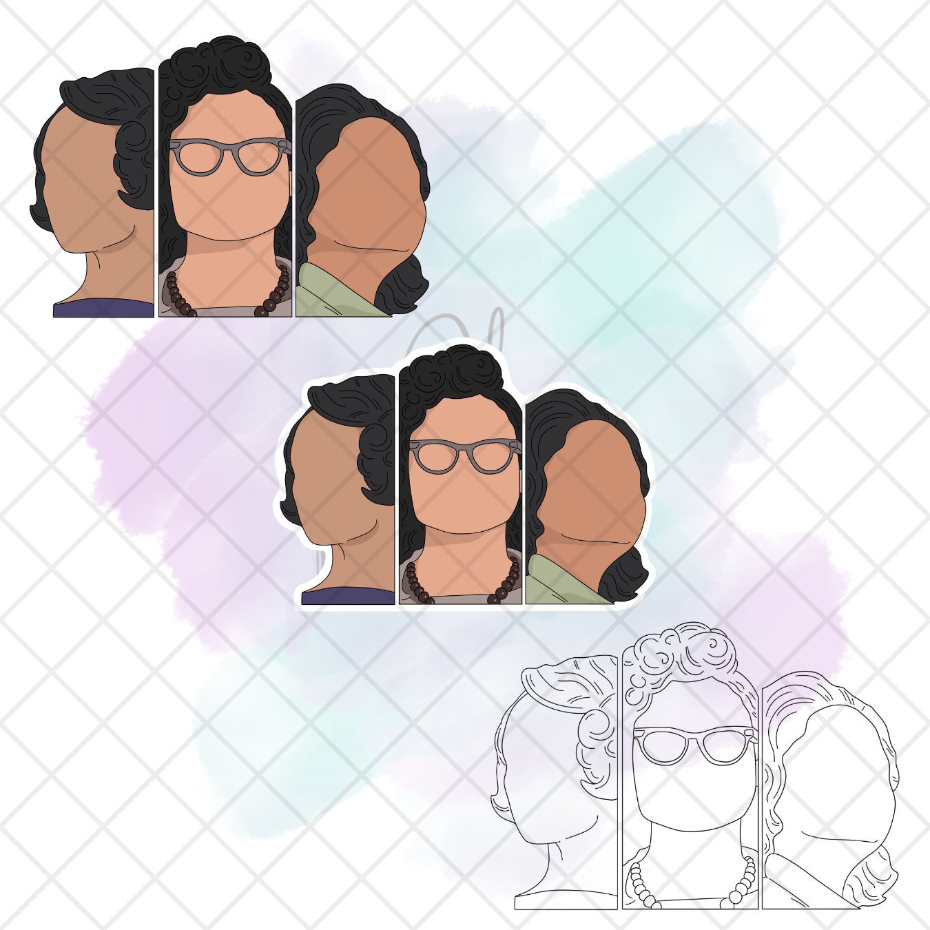 Hidden Figures PNG Bundle, NASA Women, Black Women of History, Famous ...