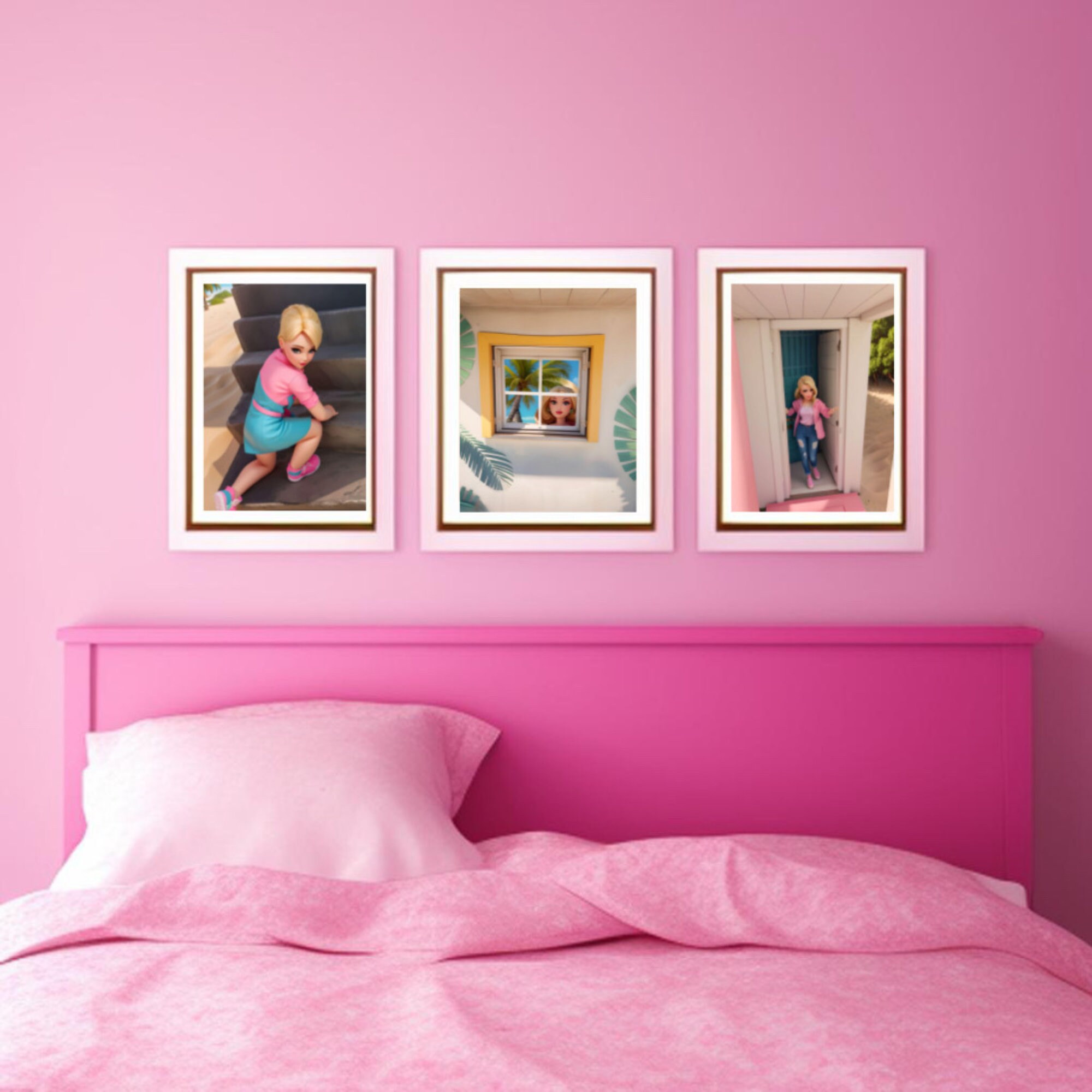 Barbie | Digital Download | Wall Art | Girls Room | Barbie Decor ...