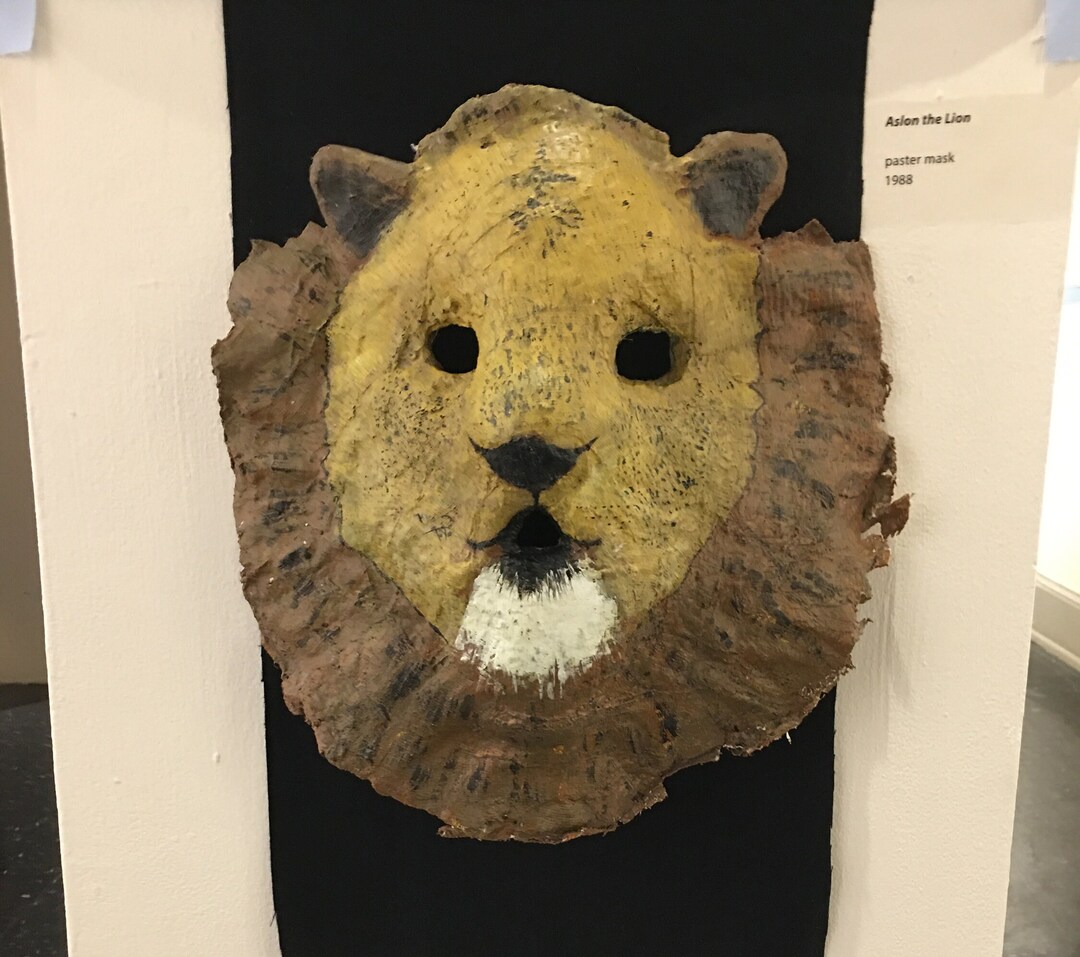 Mask of Aslan the Lion Original Paster Wall Hanging - Etsy